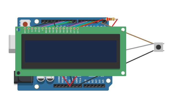 Circuit design Arduino Game - Tinkercad