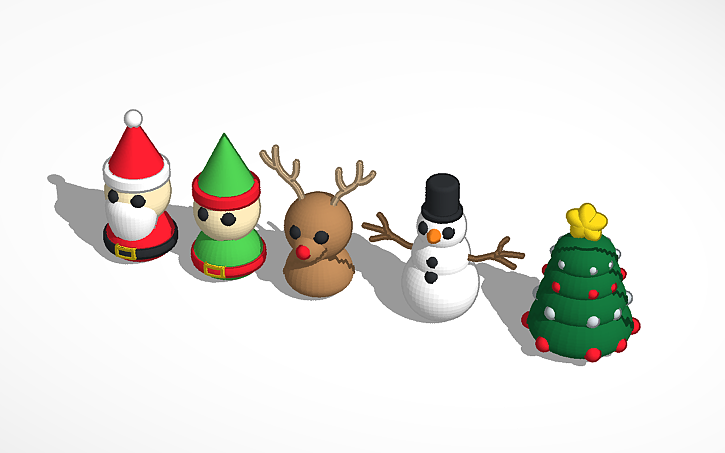 3D design A smol Christmas - Tinkercad