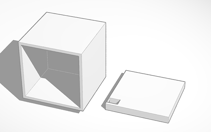 3D design Lightbox - Tinkercad