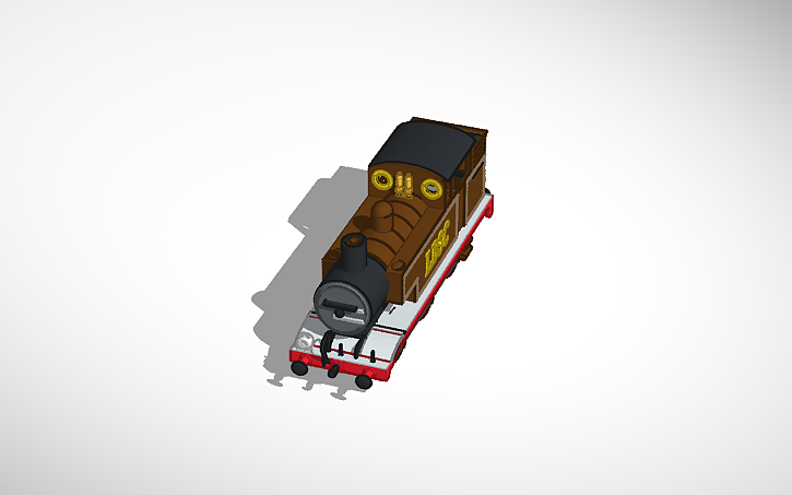 3D design Real life tank engine - Tinkercad