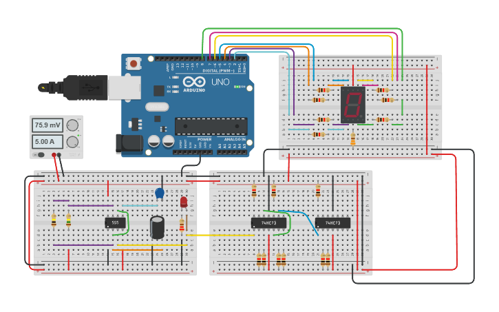 Circuit design MICRO_3 - Tinkercad