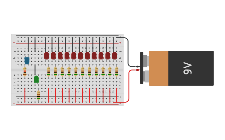 Circuit Design Activity 2 Breadboard Tinkercad