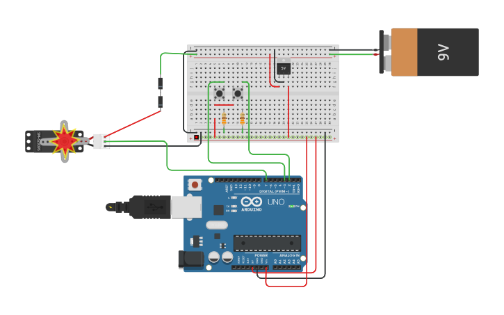 Circuit Design Projeto Servo Com Sensores Tinkercad