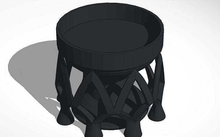 3D design Candle holder thingy - Tinkercad