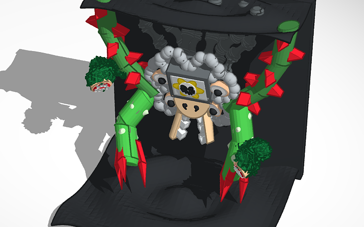 3D design Omega Flowey - Tinkercad