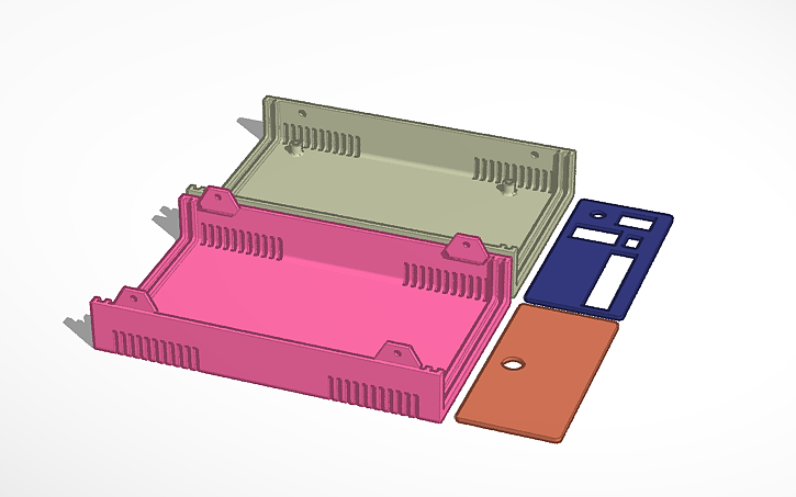 3D design STM32 Box - Tinkercad