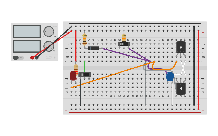 Circuit Design Burglar Alarm Tinkercad