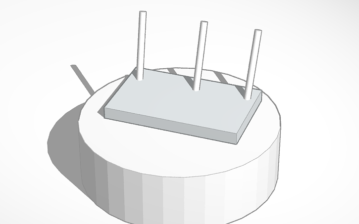 3D design Router - Tinkercad