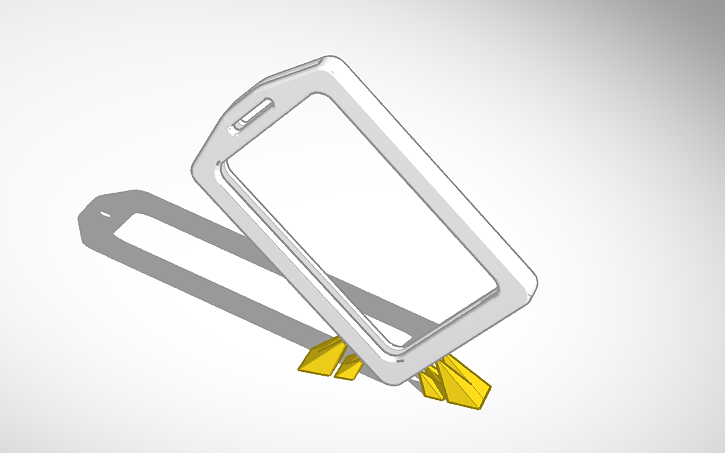 3d Design Badge Holder Tinkercad