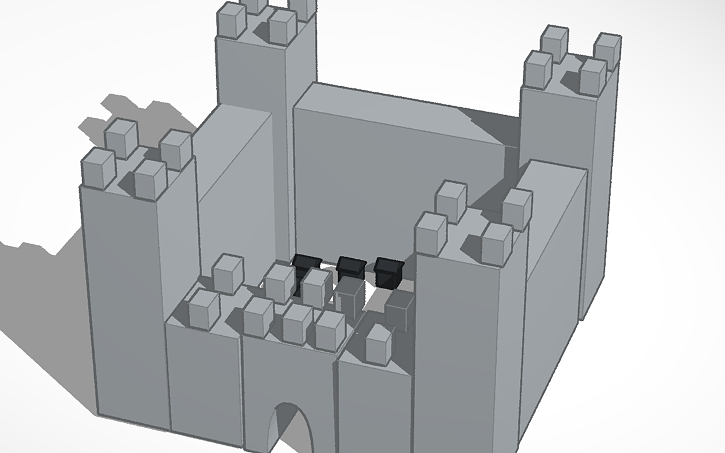 3D design Bad castle | Tinkercad