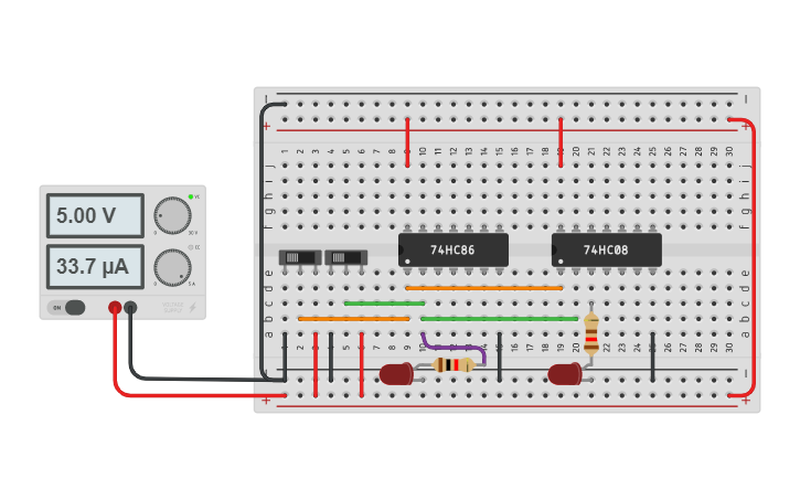 Circuit design problem statement 1 | Tinkercad