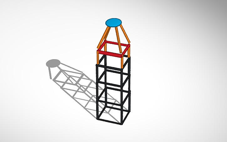 3D design Straw Tower By Jaclyn Polychronakos - Tinkercad