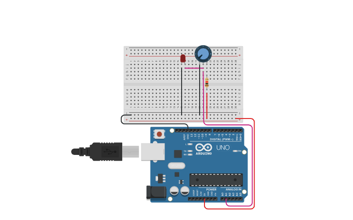 Circuit Design Group 3 Potentiometer Tinkercad