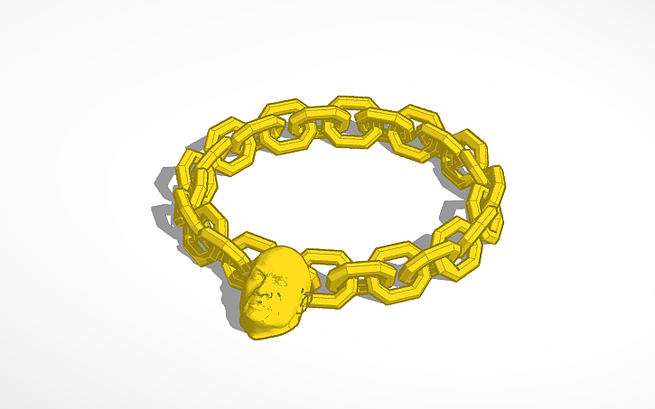 3D design The Dwayne chain - Tinkercad