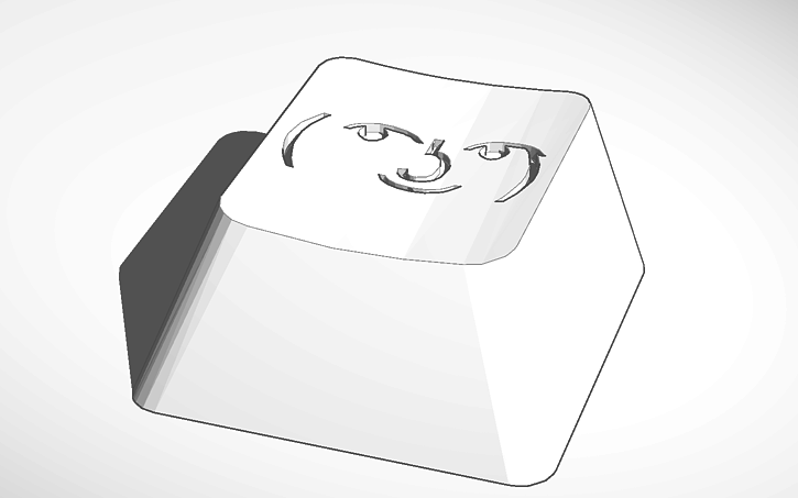 3D design lenny keycap | Tinkercad