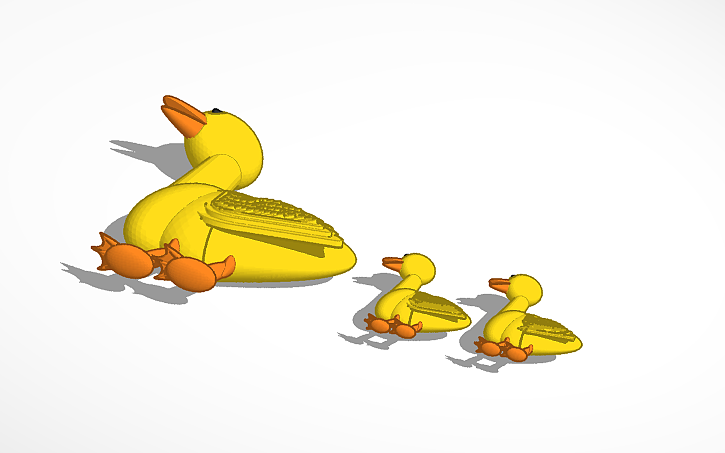 3D design duck - Tinkercad