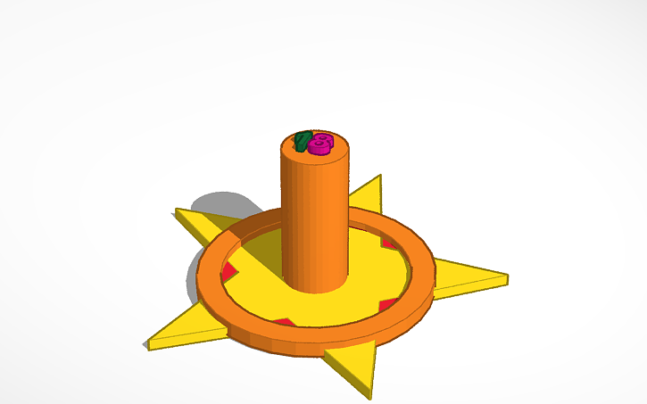 3D design 18mm rocket stand | Tinkercad