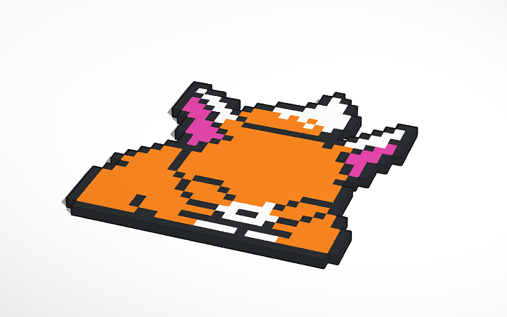 3D design Fox - Tinkercad