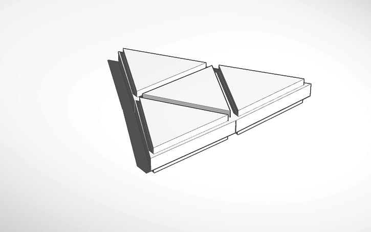 3D design blokus trigon 4 triangle | Tinkercad