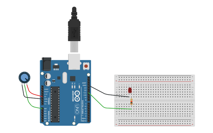 Circuit design Modulo 3 | Tinkercad