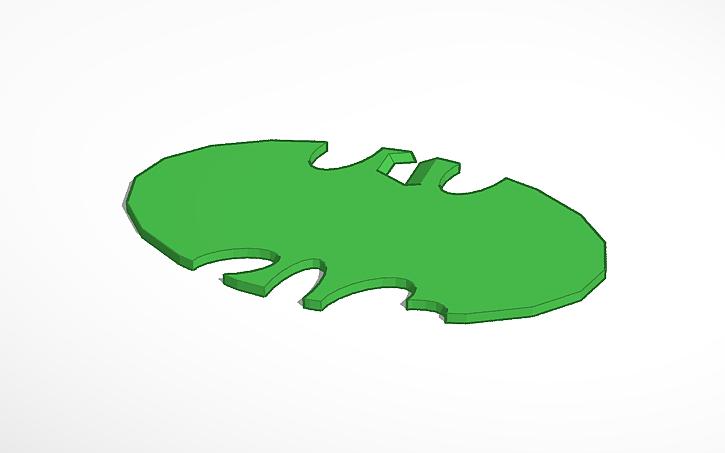 3D design Bridges- batman logo | Tinkercad