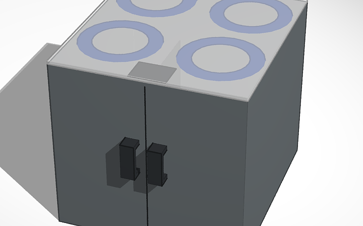 3D design Smart Cooker - Tinkercad