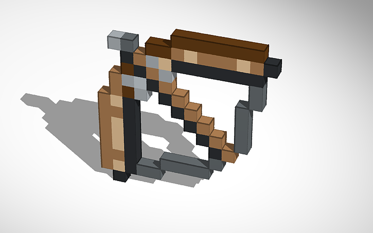 3D design Bow (Minecraft) - Tinkercad
