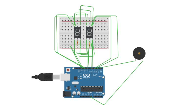 Circuit design Task 3 19bec1269 - Tinkercad