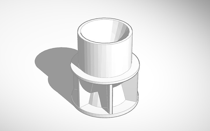 3D design Rocket nozzle for 3/4in PVC v11 | Tinkercad