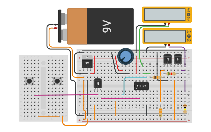 Circuit design Logic Module Simulation - Tinkercad