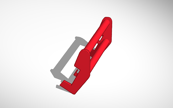 3D design 1970's Pushbar - Tinkercad