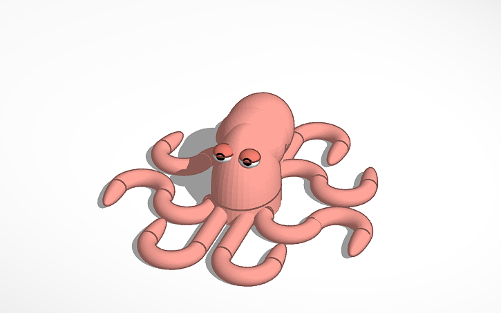 3D design Octopus - Tinkercad