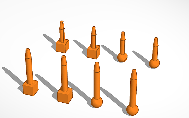 3D design Quarto Pegs | Tinkercad