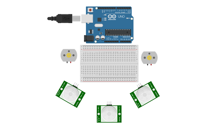 Circuit Design Robot Tinkercad