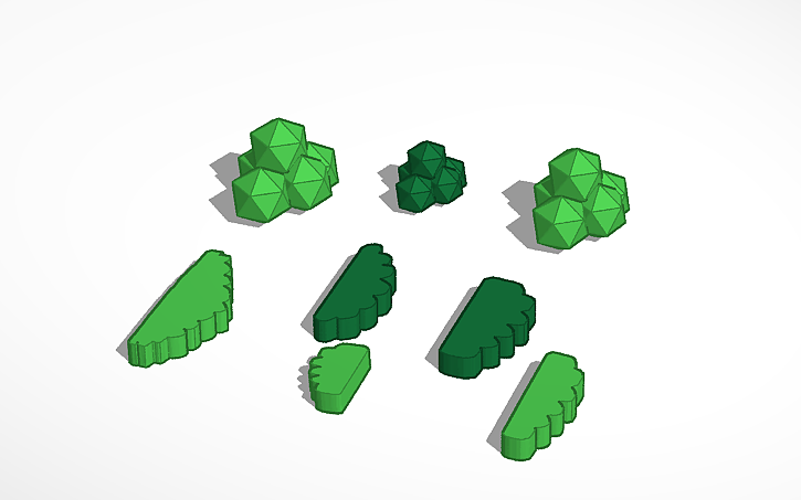 3D design bushes - Tinkercad
