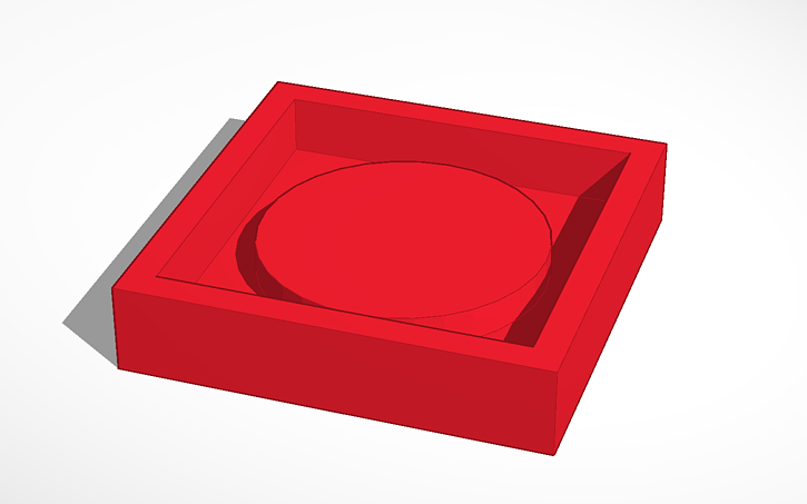 3D design particle container mold | Tinkercad