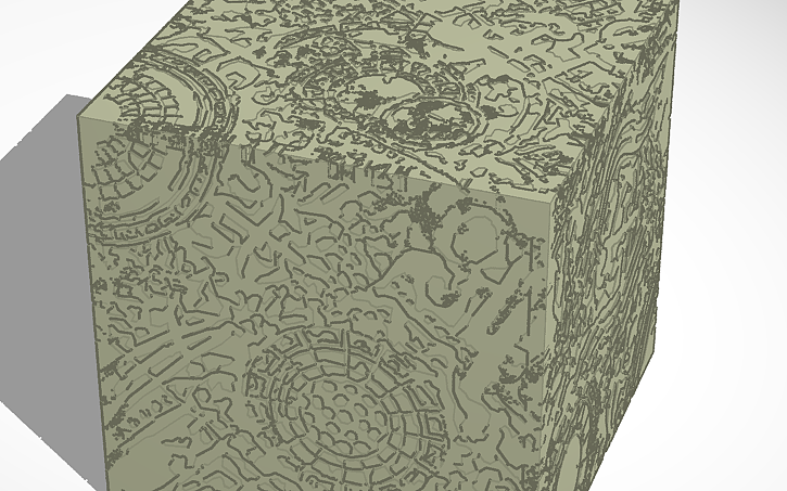 3D design Allspark Cube - Tinkercad