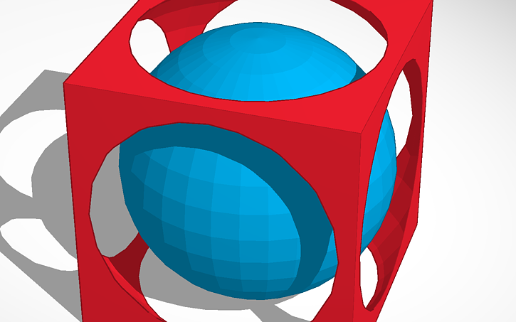 3d Design Captive Sphere Tinkercad