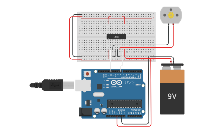 Circuit design Copy of TP Arduino 22C - Tinkercad