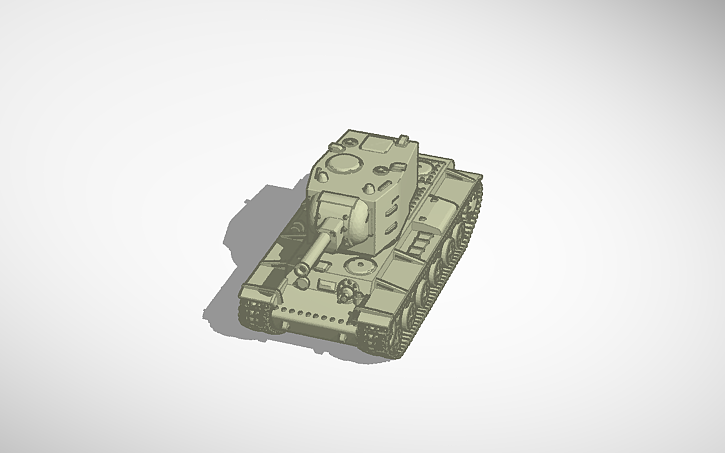 3D design KV2 - Tinkercad