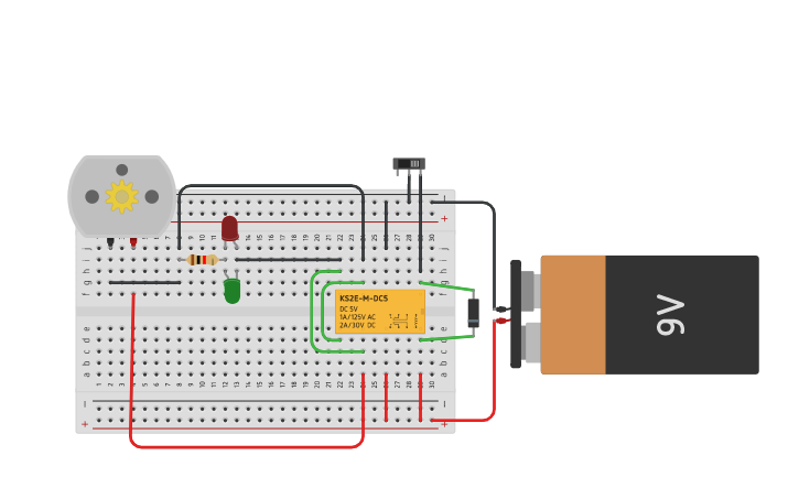 Circuit design rele 2 | Tinkercad