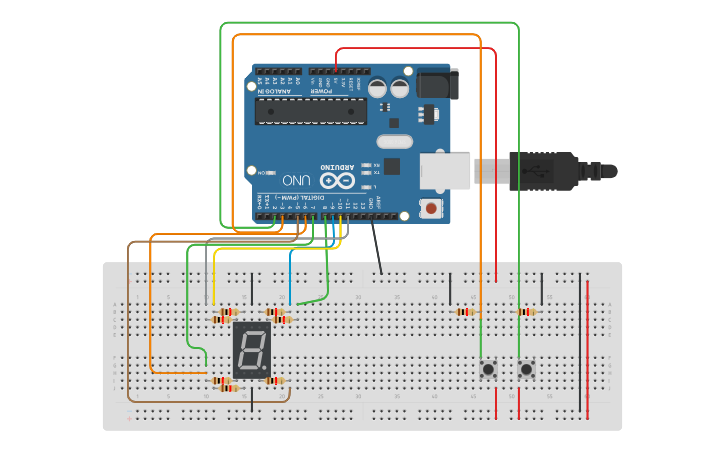 Circuit design SEGMENTO | Tinkercad