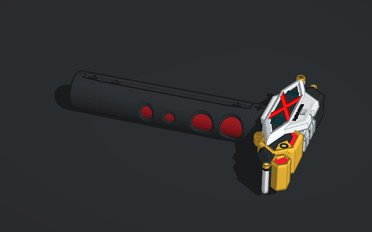 3D design BeyBlade X Grip for Ripcord and String Launchers+ - Tinkercad