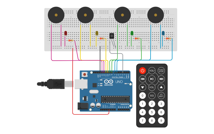 Circuit Design Audio Tinkercad