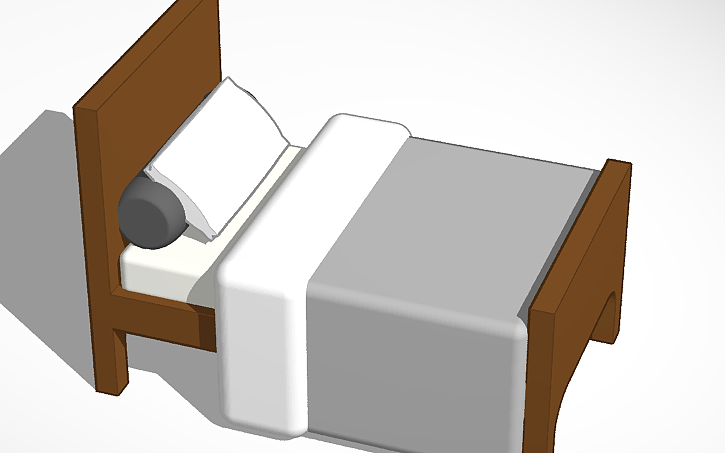 3D design Bed for one - Tinkercad