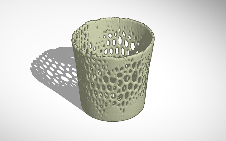 3D design Orchid Pot - Tinkercad