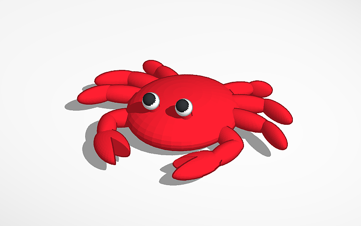 3D design Crab - Tinkercad