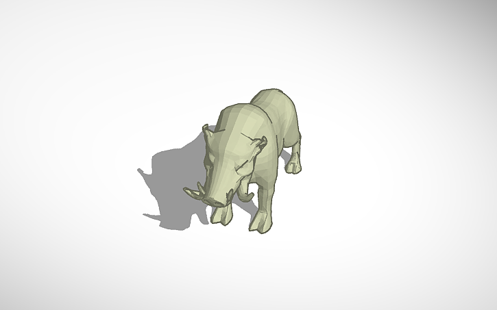 3D design Hog - Tinkercad