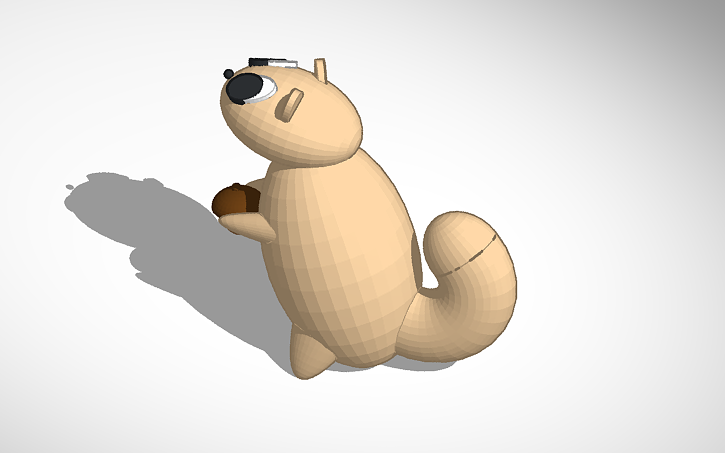 3D design Squirrel - Tinkercad