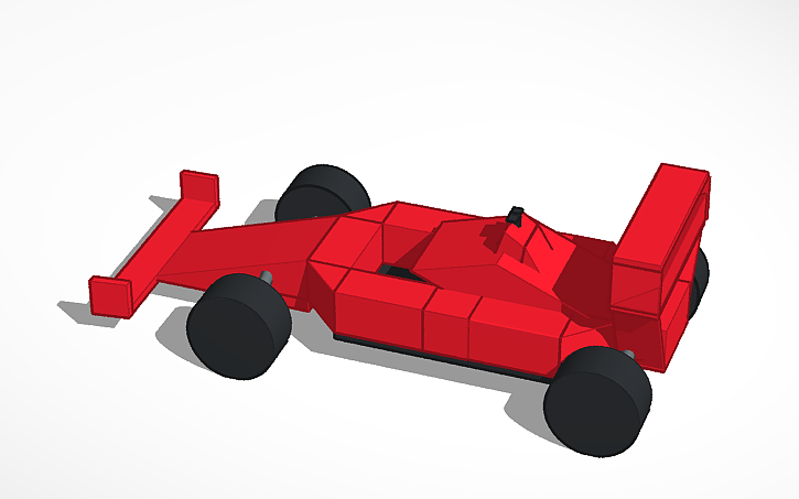 3D design Formula one car - Tinkercad